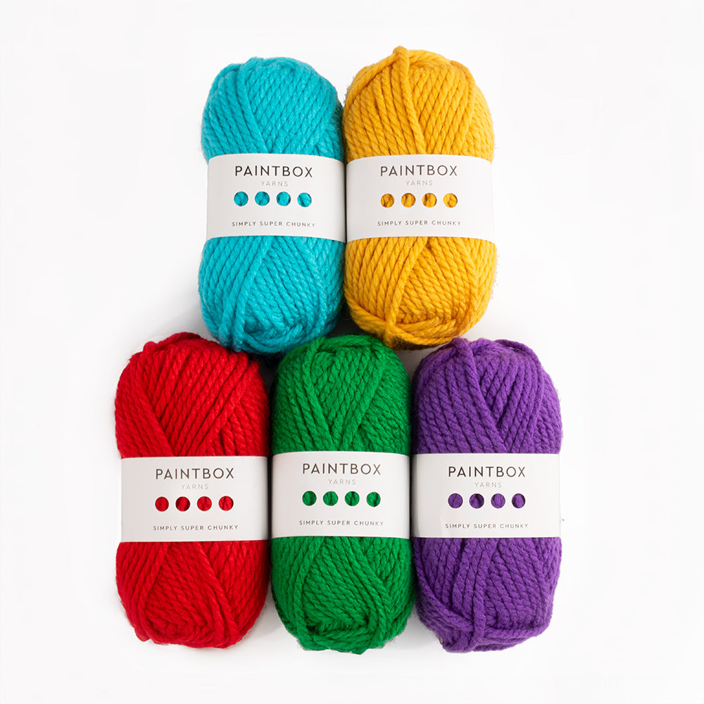 Paintbox Yarns Simply Super Chunky 5 Ball Color Pack Yarn - Acrylic Su
