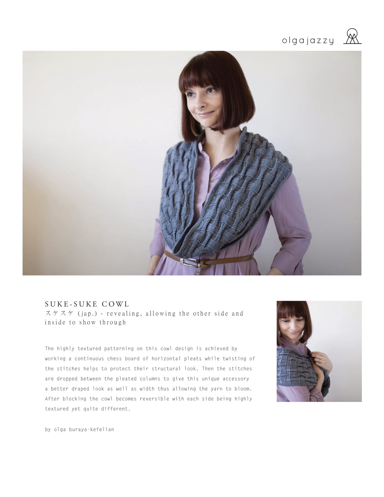 Olgajazzy Suke Suke Cowl PDF - Yarn.com