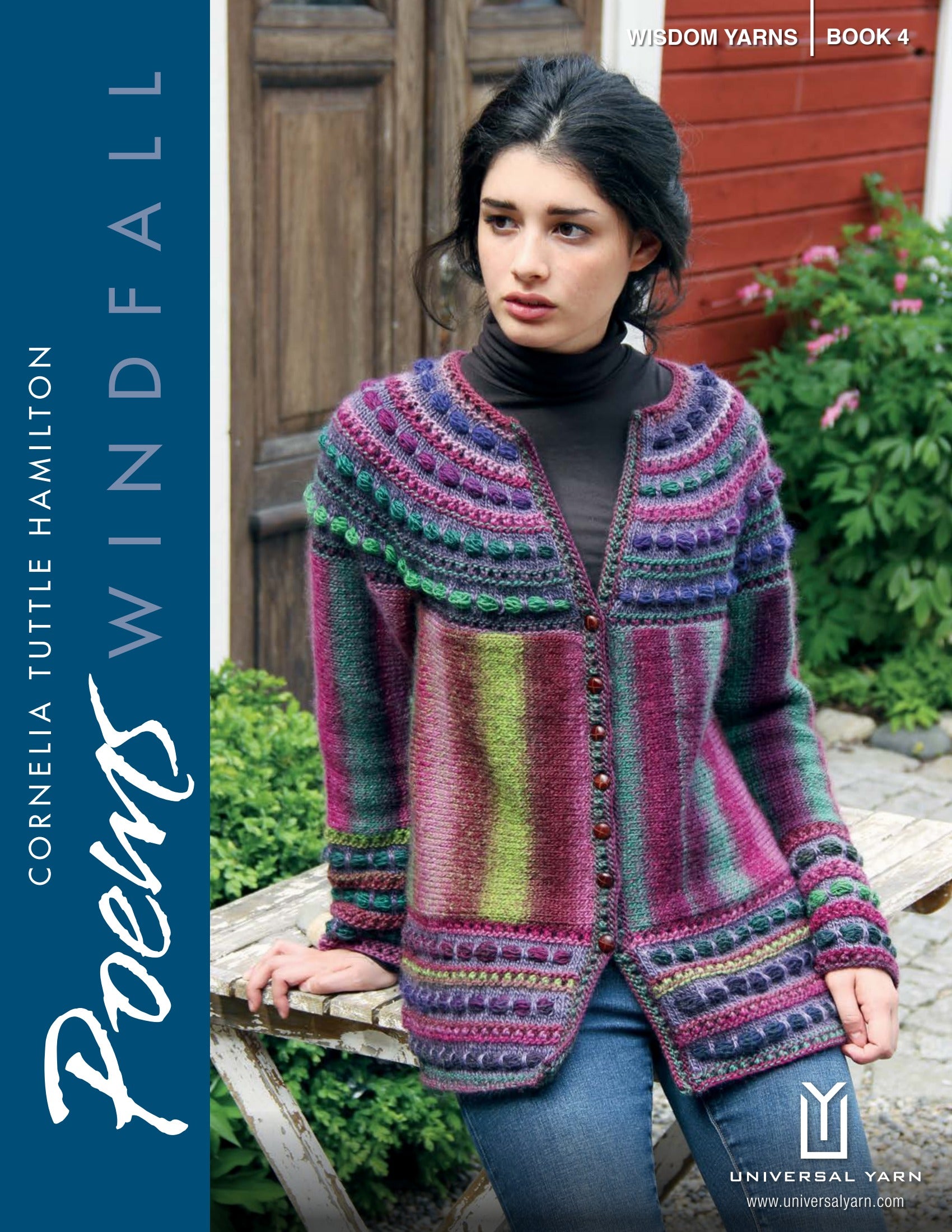 Knitting Pattern PDF Download – Universal Yarn Wisdom Book Poems Windfall